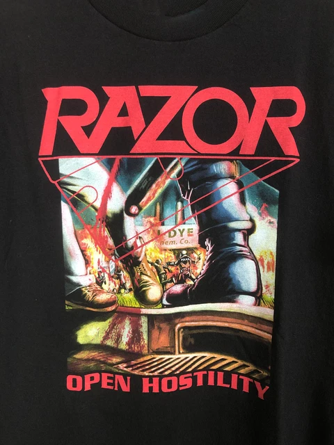 RAZOR BAND BLACK T-Shirt Cotton All Size For Men Women Gift RM217 $20. ...