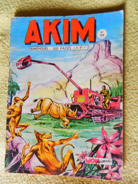 BD AKIM N°218 Mon Journal 1968 très bon état- EUR 3,00 - PicClick FR