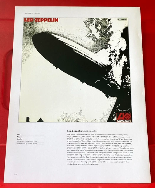 LED ZEPPELIN I/SELF-TITLED/THE Faces Album Cover Art PICTURE / PRINT 12 ...
