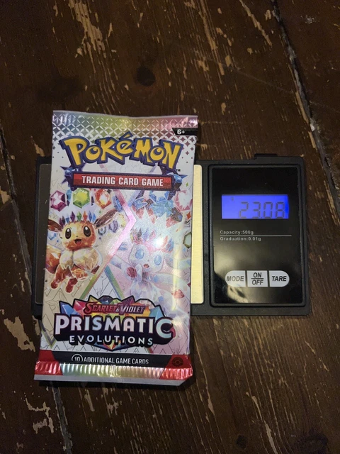 POKÉMON TCG - Prismatic Evolutions Booster Pack - Sealed - HEAVY PACK ...