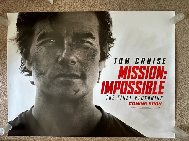 MISSION IMPOSSIBLE THE Final Reckoning Original UK Cinema Quad Poster £ ...