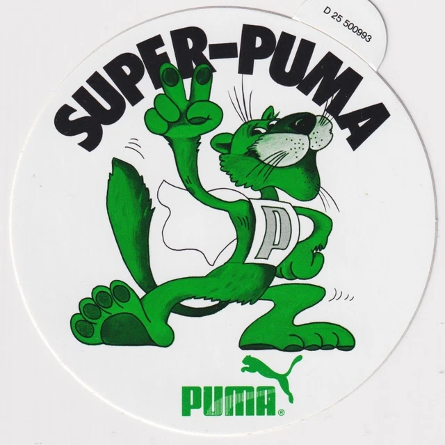 ALTER AUFKLEBER/STICKER PUMA - Super-Puma - '80er/'90er EUR 2,29 ...
