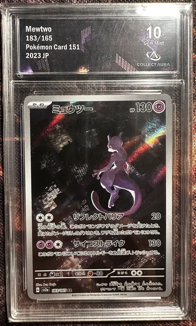 MEWTWO AR 151 SV2A 183/165 Japanese Grade 10 Collect Aura EUR 80,00 ...