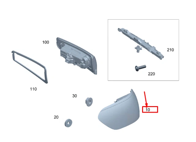 FEU ARRIÈRE GAUCHE MERCEDES-BENZ GLS X167 A1679062707 NEUF ORIGINE EUR ...