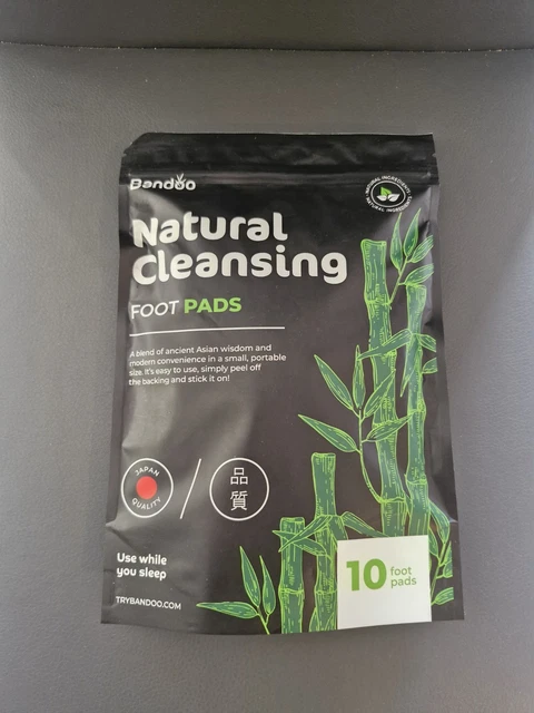 BANDOO FOOT PATCHES Pads Natural Bamboo Foot Pads Japanese Foot Pads ...