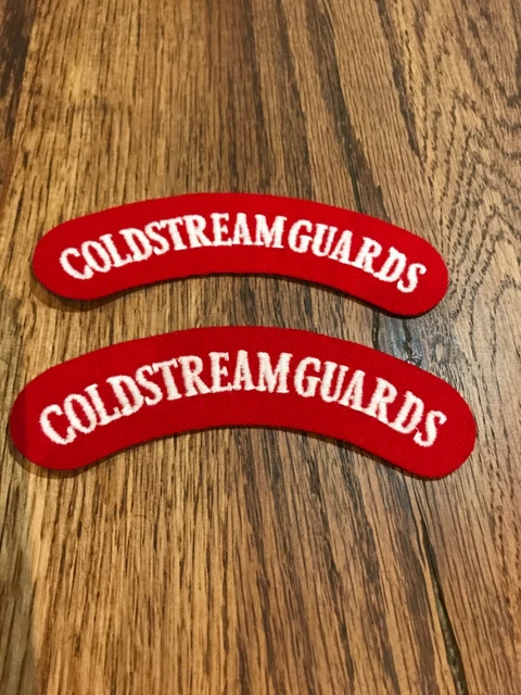 ORIGINAL COLDSTREAM GUARDS shoulder titles £7.59 - PicClick UK