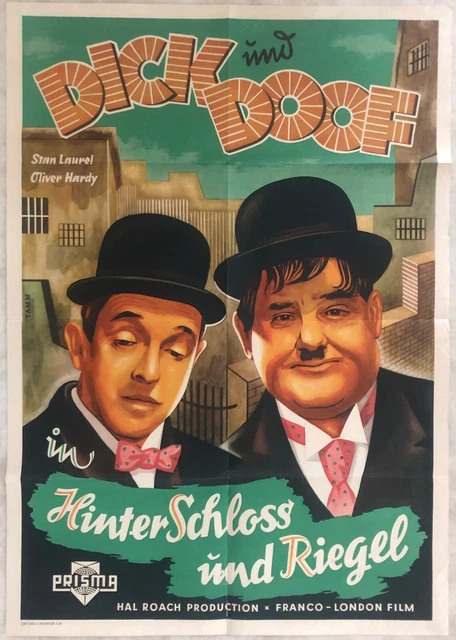 STAN LAUREL Oliver Hardy Dick und Doof Hinter Schloß und Riegel ...