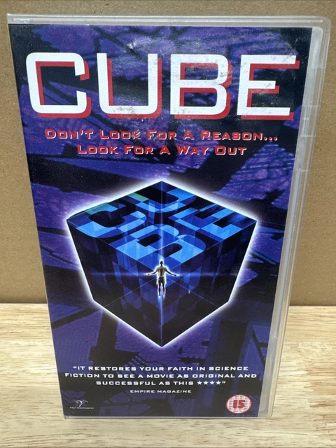 CUBE VHS VIDEO vhs rare 1998 £5.99 - PicClick UK