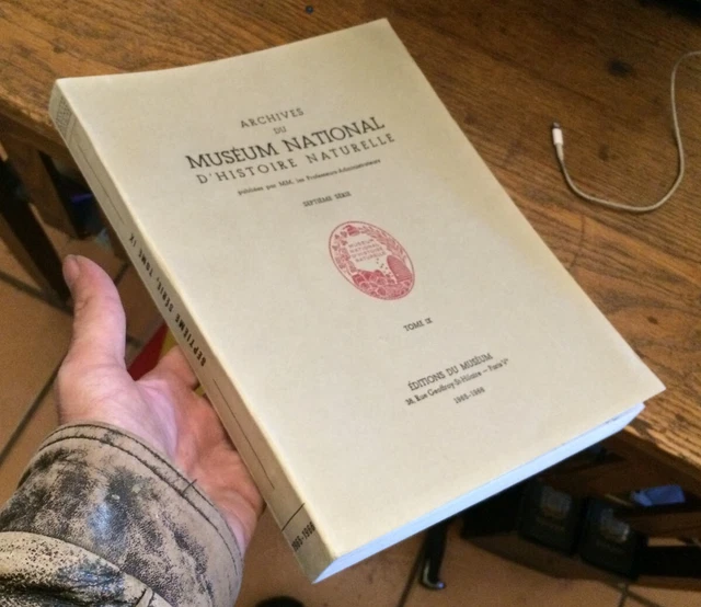 ARCHIVES DU MUSEUM National D'Histoire Naturelle 1965-66 MUSHROOMS Tome ...