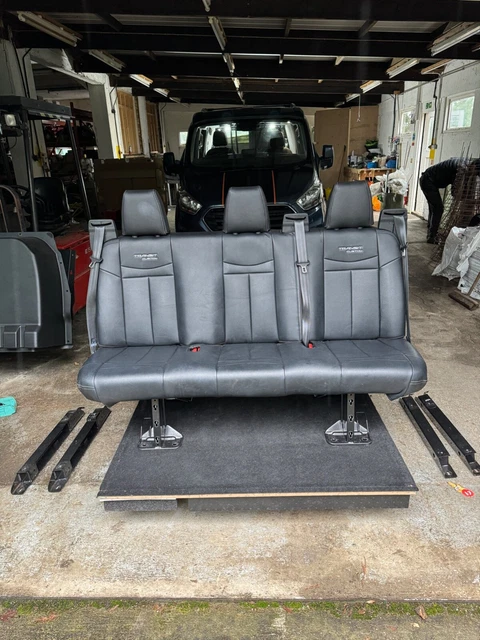 FORD TRANSIT CUSTOM Crew Cab Conversion Kit Bench Rear Seats Limited ...
