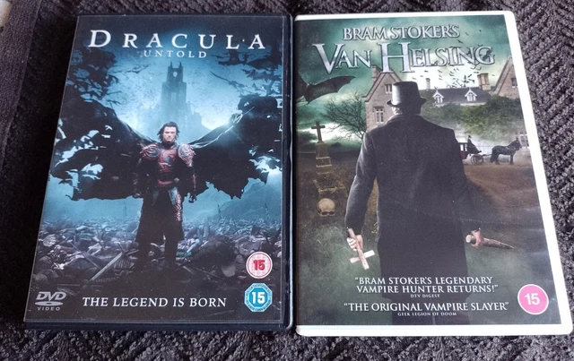 DRACULA UNTOLD DVD & Bram Stoker's Van Helsing Dvd Luke Evans 2 Horror ...
