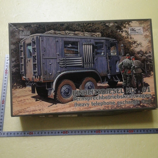 1/35 IBG ELS Mobilfunkkommandofahrzeug, Klebefehl am Umkarton, EUR 157 ...
