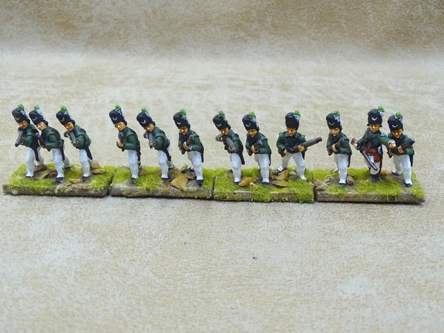 28MM AWI METAL BRITISH LIGHT INFANTRY x12 Well Painted Front Rank 06749 ...