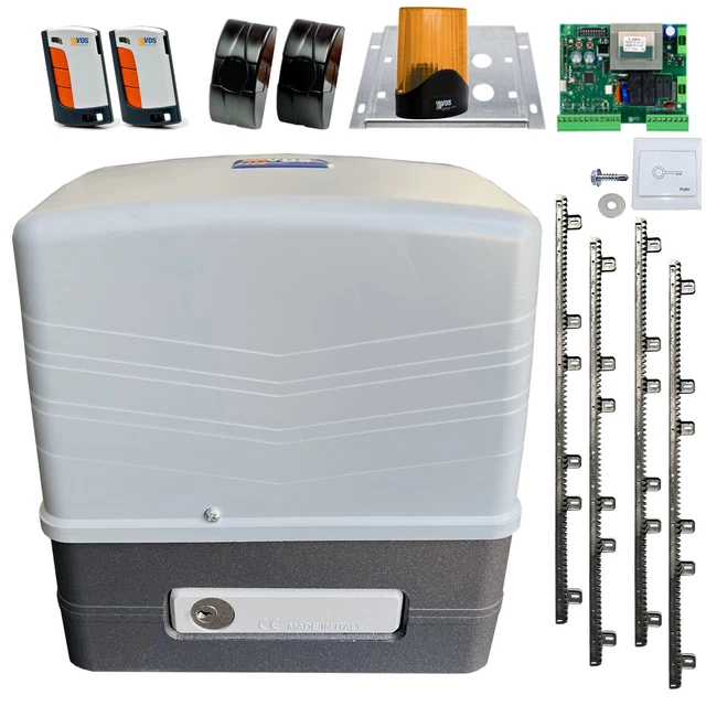SCHIEBETORANTRIEB SET ANTRIEB Tor Torantrieb mit Taster, Lampe VDS Carrera 800kg EUR 319,90 ...