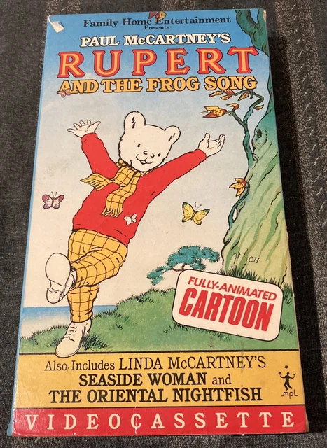 RUPERT AND THE Frog Song (VHS) Paul McCartney £10.92 - PicClick UK
