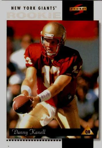 CARTE RECRUE FOOTBALL Score Pinnacle 1996 Nfl Danny Kanell New York ...