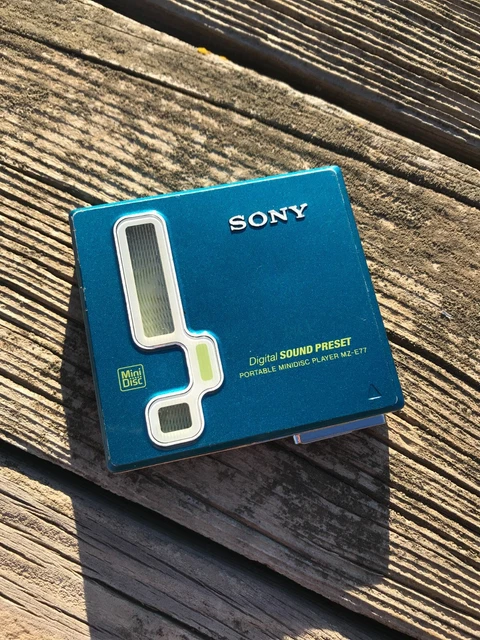 SONY MZ-E77 BLUE Minidisc Walkman Player $60.00 - PicClick