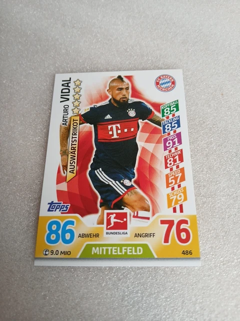 CARTA MATCH ATTAX Arturo Vidal FC Bayern Monaco NUOVA EUR 1,00 ... CARTA MATCH ATTAX Arturo Vidal FC Bayern Monaco NUOVA EUR 1,00 ...