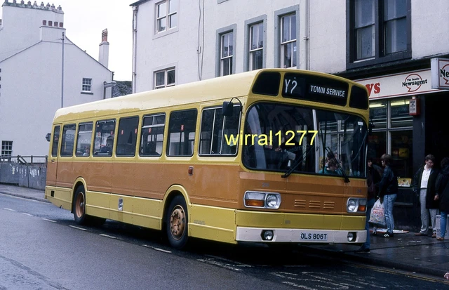 6X4 BUS COLOUR photograph Cumberland National OLS806T, Ex Midland ...