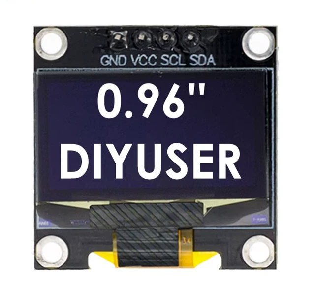 0.96 INCH OLED IIC Serial White/Blue/Yellow Blue OLED Display Module ...