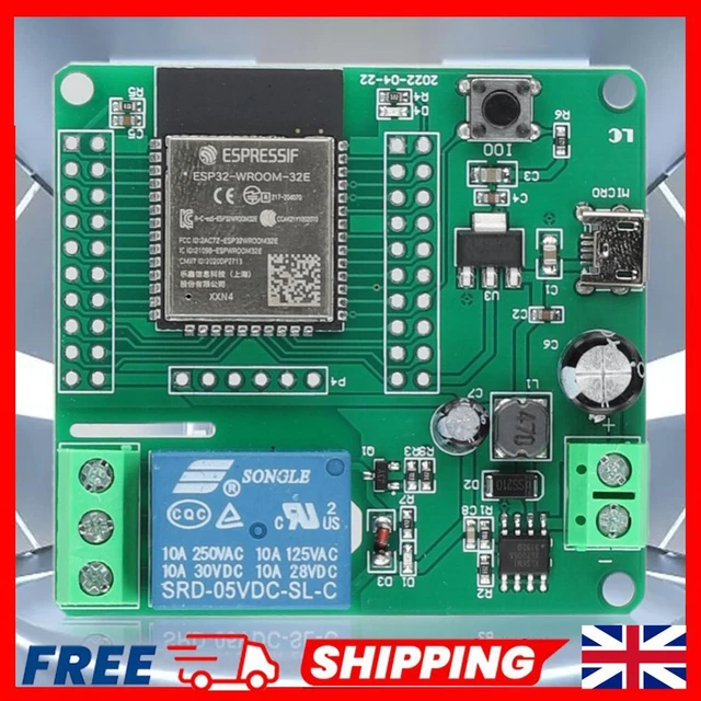ESP32 SECONDARY DEVELOPMENT Board 1/2/8 Channel ESP32 WIFI BT BLE Relay ...