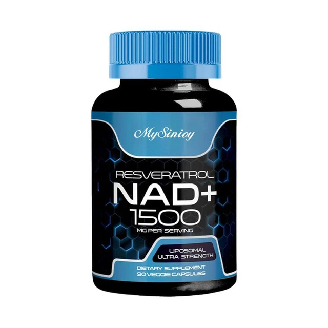 90 CAPSULES PURE NAD+ Resveratrol DNA Repair Heart & Anti-aging ...