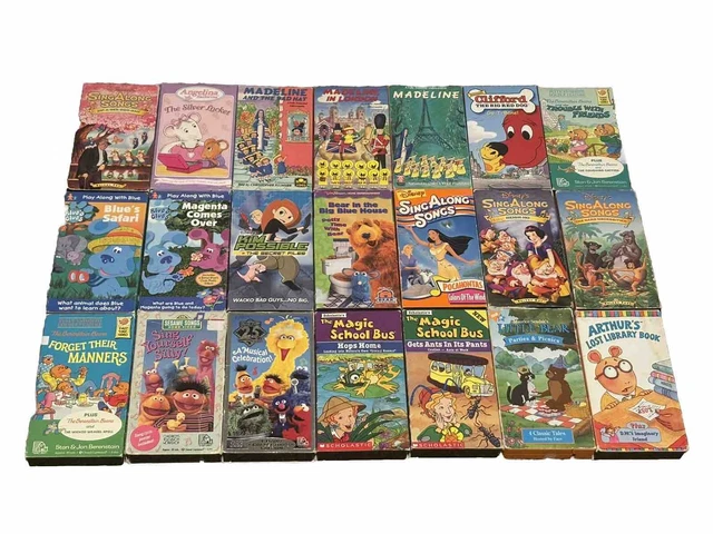 VHS LOT OF 21 Kids Cartoons Shows Disney Nick Jr $82.41 - PicClick CA