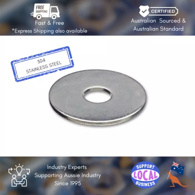 M3 M4 M5 M6 M8 M10 M12 M16 M20 M24 Flat Washer Mudguard Stainless Steel 304 $3.00 - PicClick AU