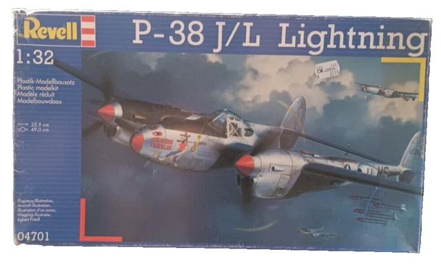 P-38 J/L LIGHTNING Revell 04701 Maßstab 1:32 Scale 1/32 EUR 139,99 ...