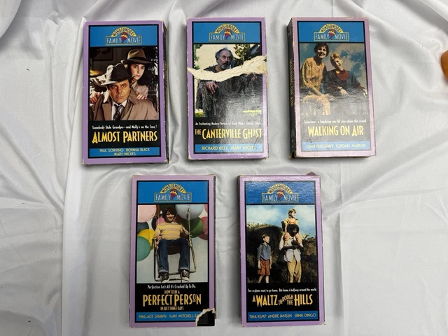 5 WONDER WORKS Family Movie VHS Movies *see Description For Titles £44. ...