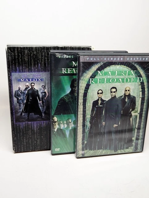 THE MATRIX 1-3 + Revisited DVD Lot (Cases + DVDs!) 6 Discs Total ...