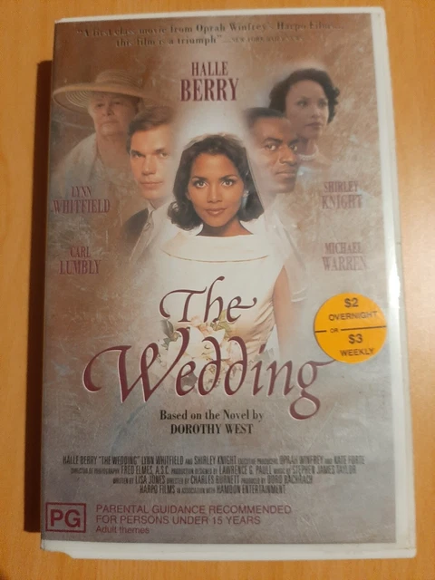 THE WEDDING - 1998 - VHS Movie - Halle Berry (Box EX-Rental) $11.00 ...