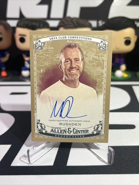 2023-24 TOPPS UEFA UCC Allen & Ginter Max Rushden diffuseur voiture /50 ...