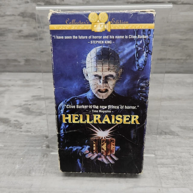 HELLRAISER VHS - Gold Series Collector's Edition - Vintage Horror Video Vtg £8.08 - PicClick UK