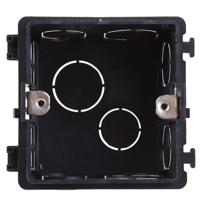 86-TYPE PVC JUNCTION Box Wall Mount Cassette For Socket Base $8.58 ...