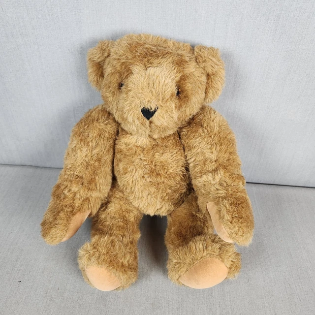 THE VERMONT TEDDY Bear Company Fully Jointed 15" Light Brown Bear ...