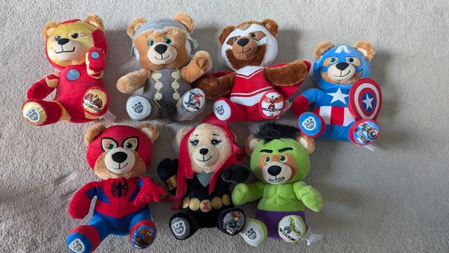7 ORGINAL BUILD A Bear Hulk Marvel Avengers Soft Plush Toys: All brand ...