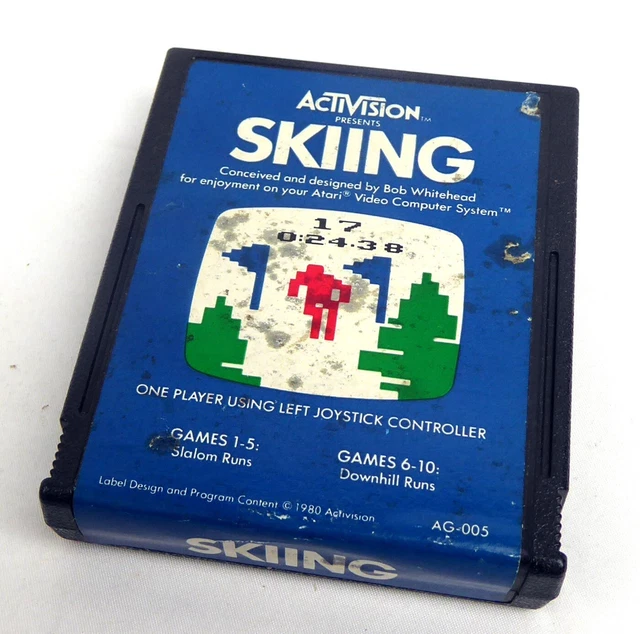 ATARI 2600 SPIEL -- SKIING (Activision) -- VCS EUR 7,99 - PicClick DE
