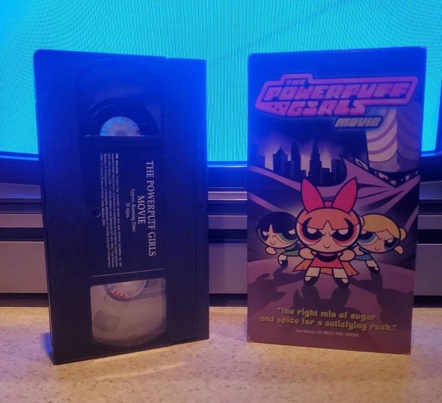 TESTED THE POWERPUFF Girls Movie VHS Tape 2002 Cartoon Network ...