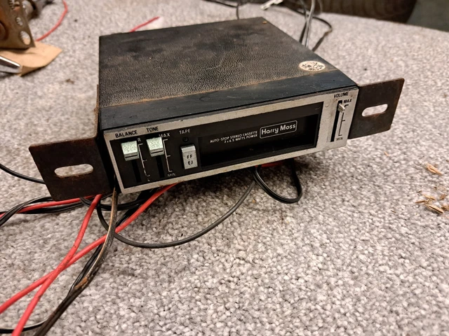 CLASSIC VINTAGE CAR 8 Track Player - Harry Moss - Untested £18.50 ...