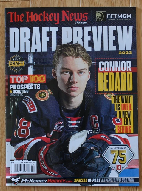 THE HOCKEY NEWS 2023 Draft Preview; Connor Bedard Cover $25.00 ...