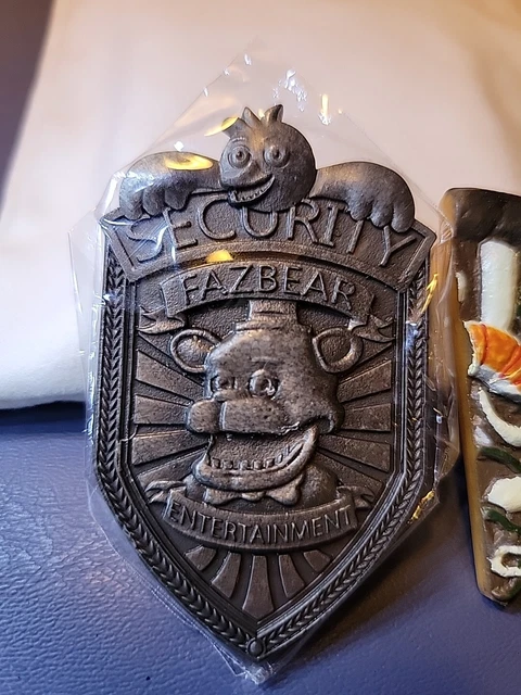 FNAF SECURITY GUARD Badge - Fazbear Design - 2.75 Inches Tall - New £14 ...