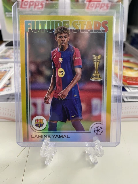 TOPPS UCC 2024-25 Future Stars Lamine Yamal /175 Barcelona INCLUDES ...