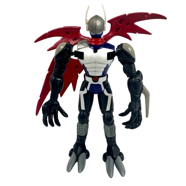 2002 BANDAI DIGIMON Digivolving Cyberdramon Justimon Action Figure $34. ...