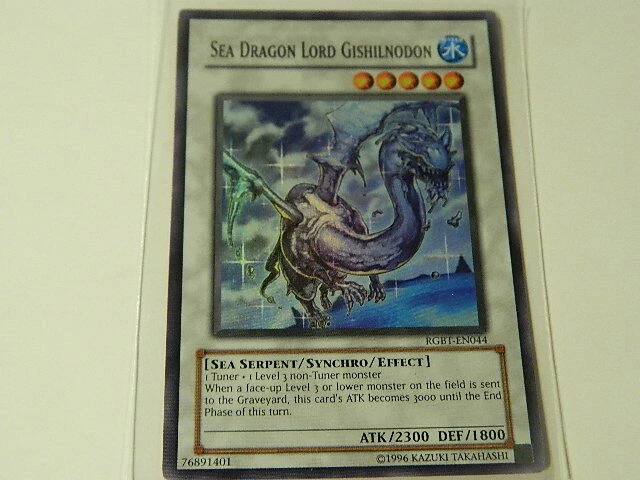 Tcg Yu Gi Oh Sea Dragon Lord Gishilnodon Rgbt En044 Super Rare Raging Nm Eur 458