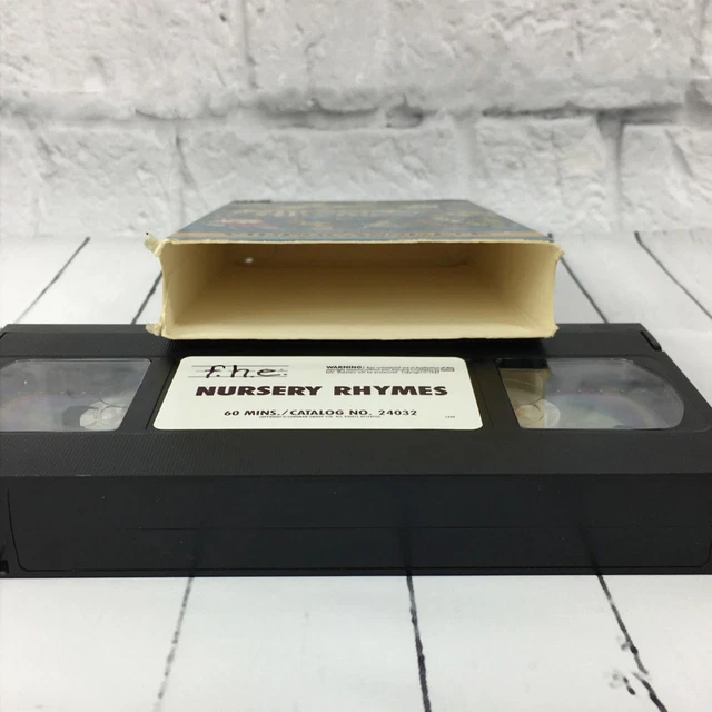 NURSERY RHYMES VHS Family Home Entertainment f.h.e. RARE Big Box 1986 £ ...
