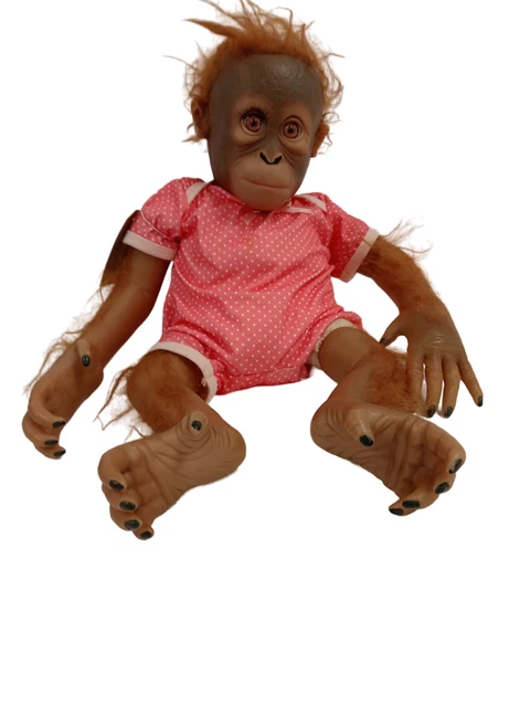 THE ASHTON-DRAKE GALLERIES-ANNABELLE'S Hugs Monkey Doll-Ina Volprich ...