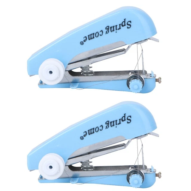 2 COUNT HAND Sewing Machine for Beginners Held Device Portable Mini £14 ...
