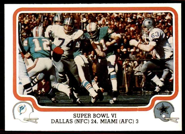 1979 FLEER #62 BOB Lilly Dallas Cowboys v. Bob Griese Miami Dolphins ...