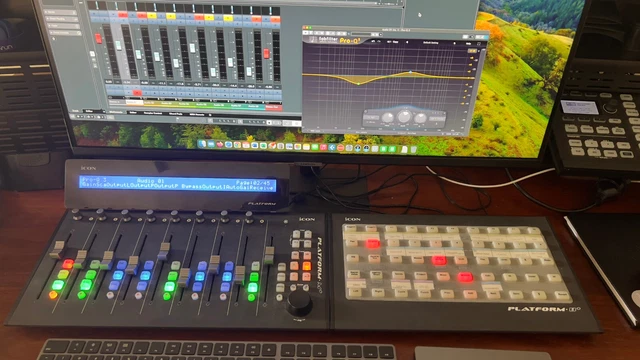 ICON PRO AUDIO Platform M+ and Platform B+ Control Surfaces with D2 ...